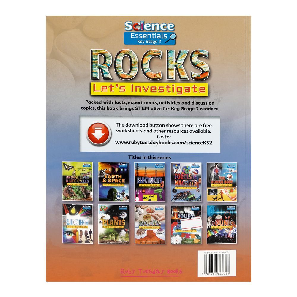 Ruby Tuesday Books Science Essentials Key Stage 2 Rocks Let'S ...