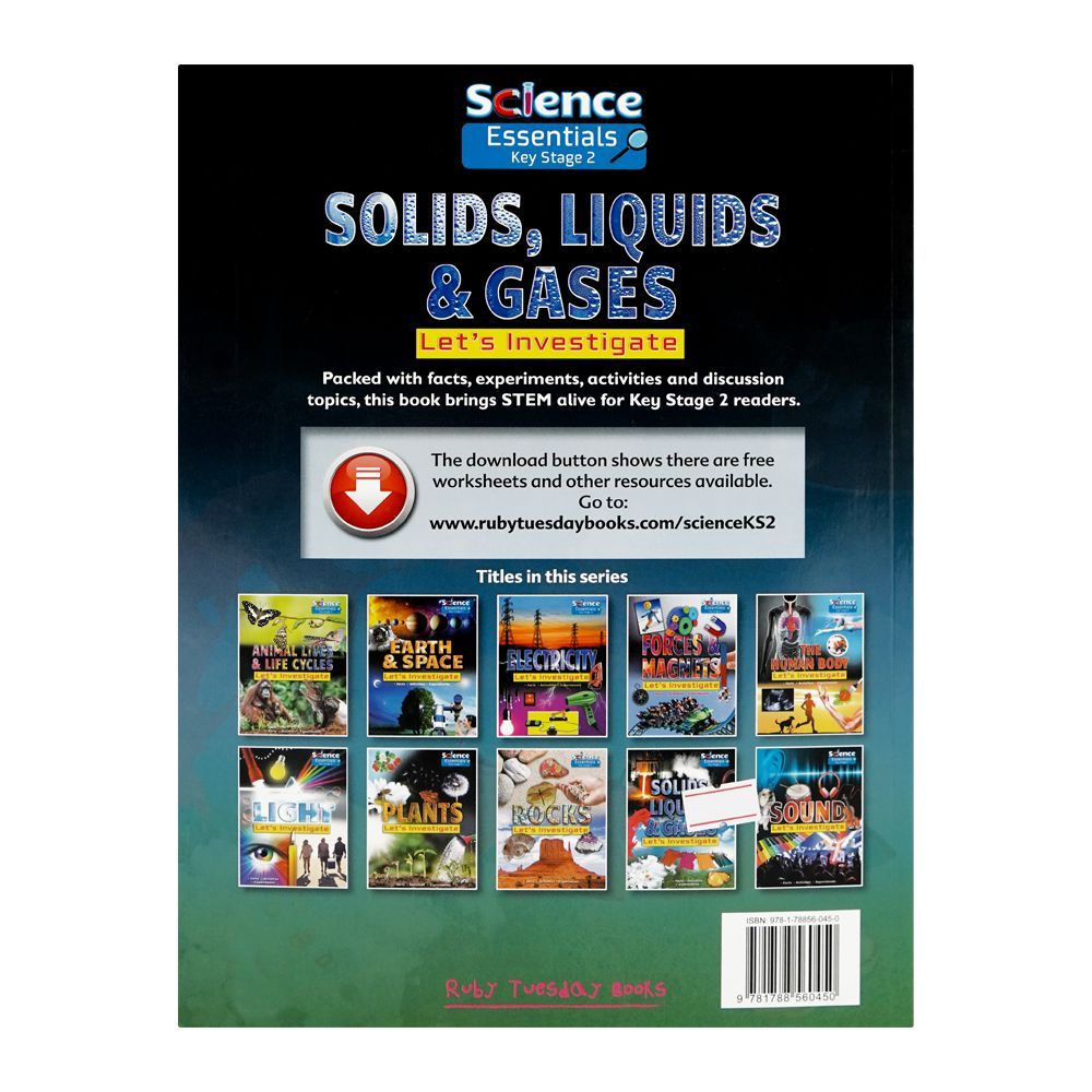 Ruby Tuesday Books Science Essentials Key Stage 2 Solids Liquids ...