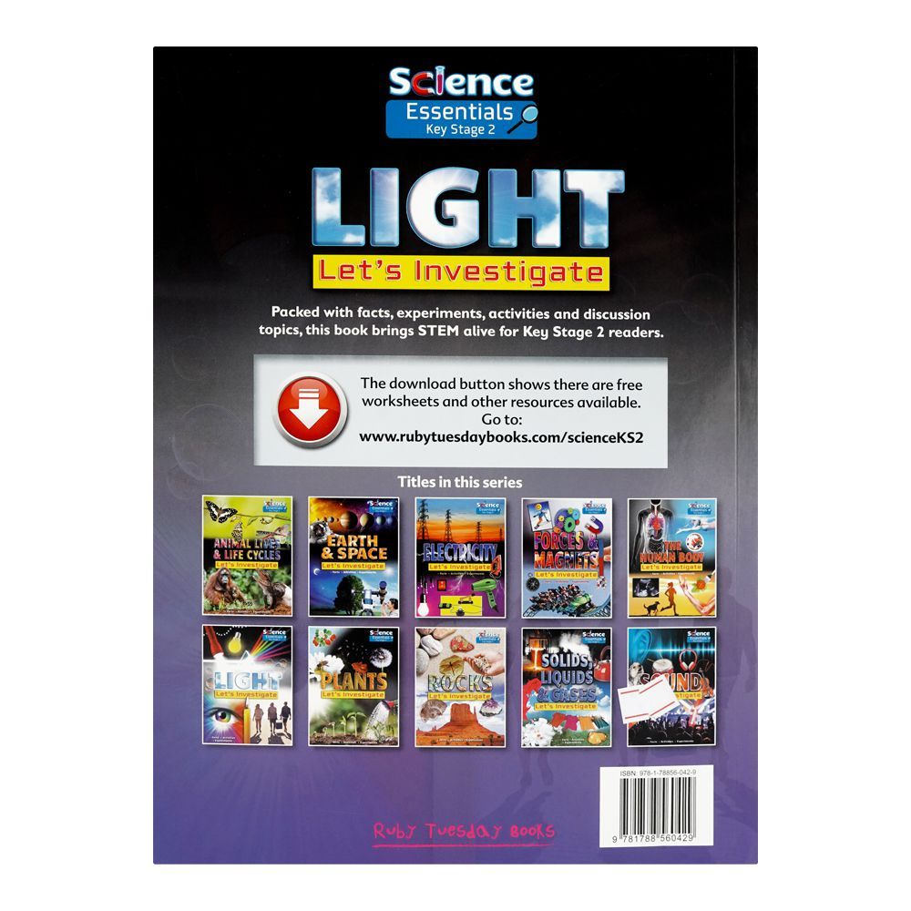 Ruby Tuesday Books Science Essentials Key Stage 2 Light Let'S ...