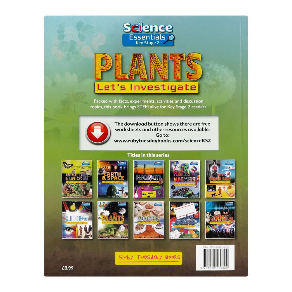 Ruby Tuesday Books Science Essentials Key Stage 2 Plants Let'S ...