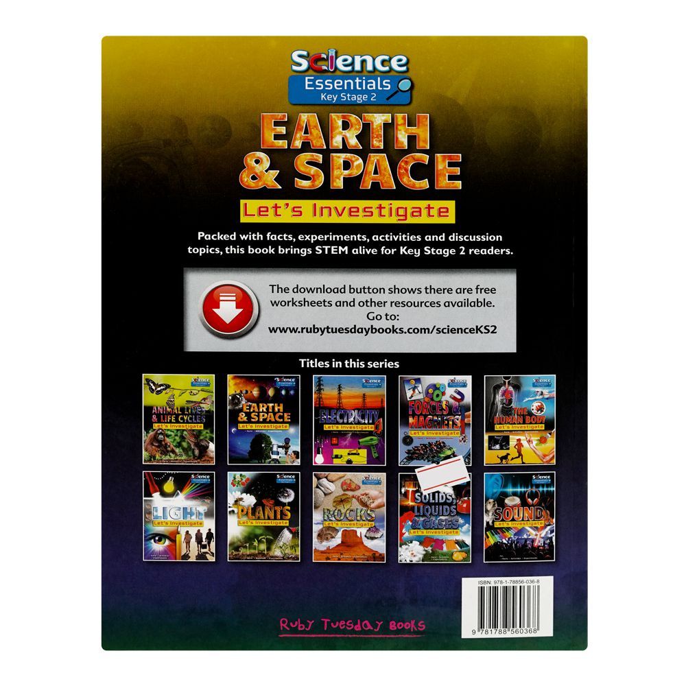 Ruby Tuesday Books Science Essentials Key Stage 2 Earth & Space Let'S ...