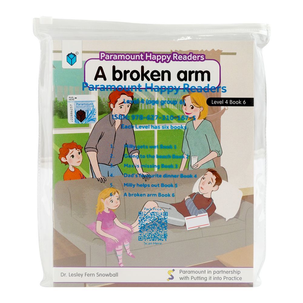 Paramount Books Happy Readers Book, Level 4, 6-Pack