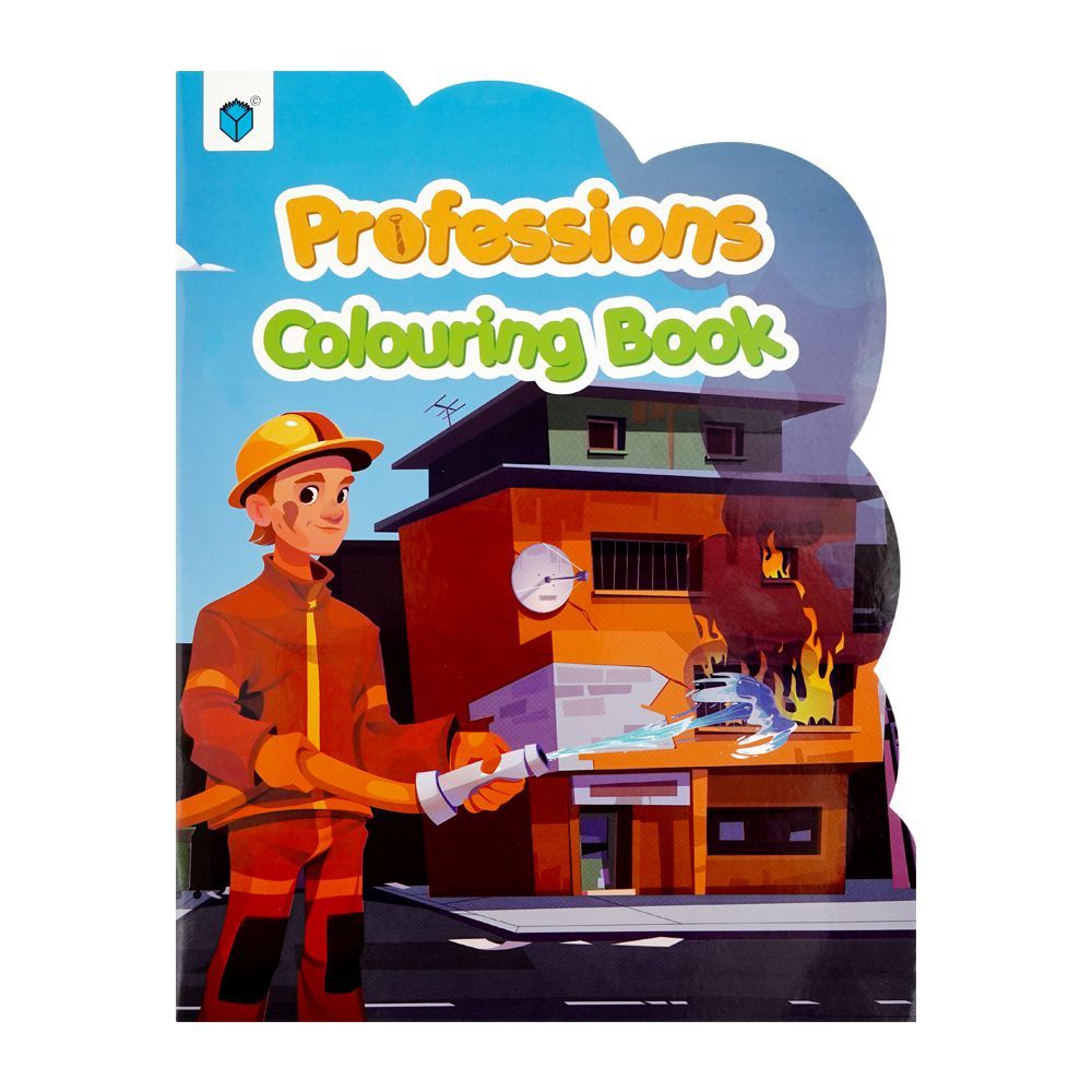 Paramount Books Professions Colouring Book, Diy-Cut Book