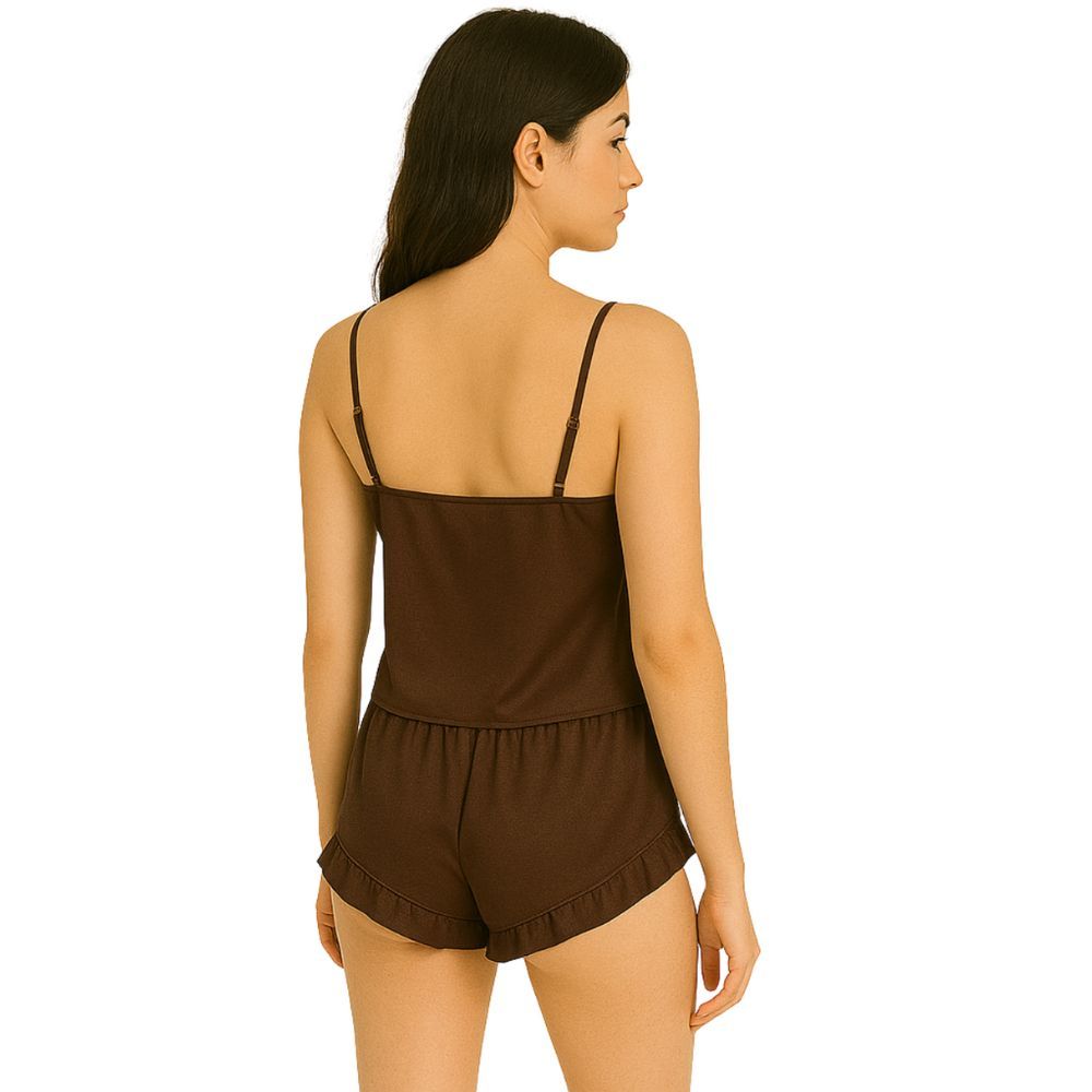 Sajiero Women's Sleeveless Cami Sets, Adjustable Straps, Midnight ...
