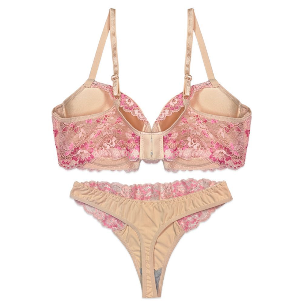 Sajiero Women's Padded Bra Set, Poly-Cotton, Underwired, Adjustable ...
