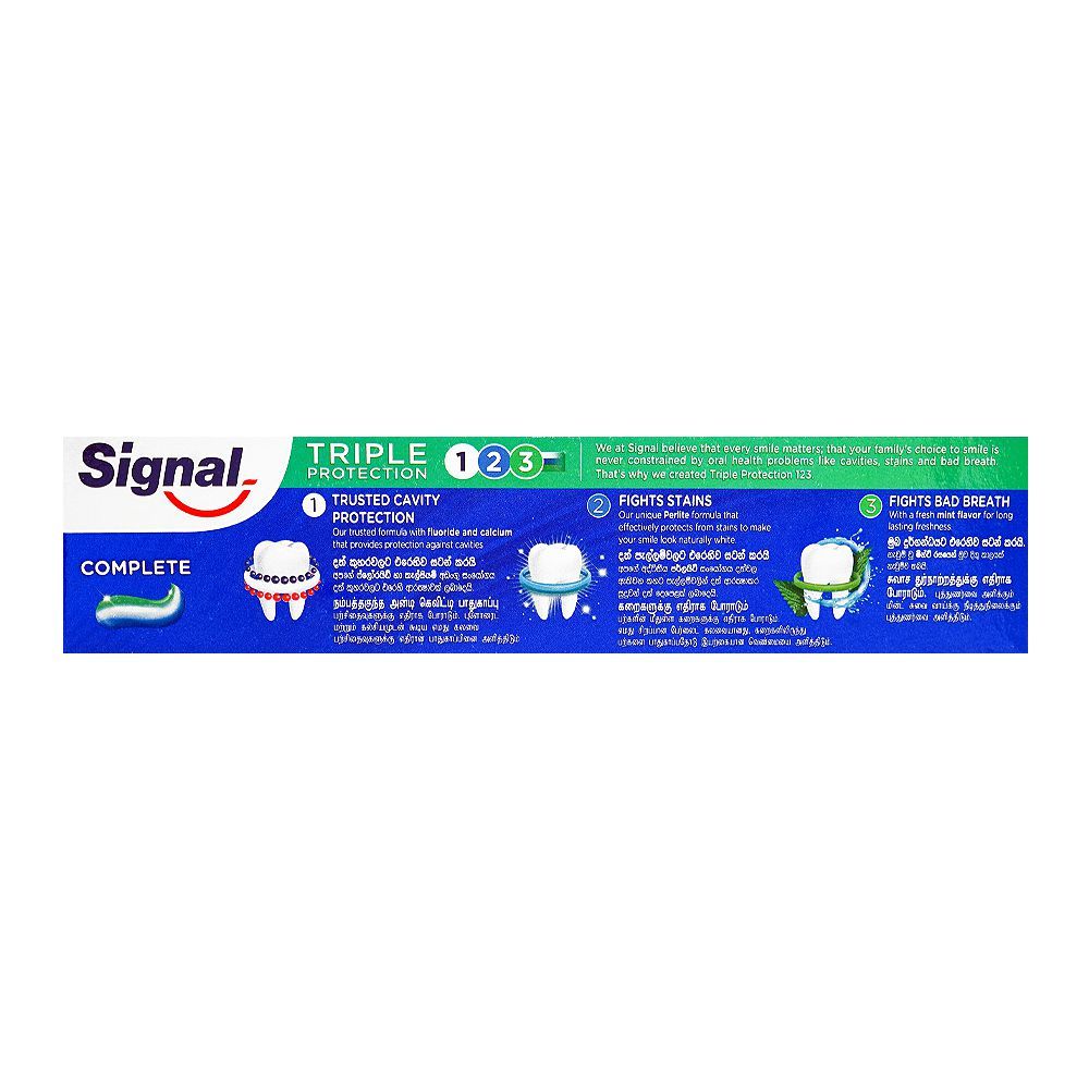 Signal Triple Protection 123 Complete Toothpaste, 120g