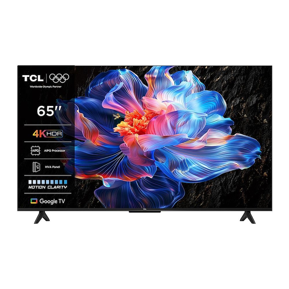 TCL 65 Inches 4K UHD LED Google Smart TV With AiPQ Processor, HVA Panel ...