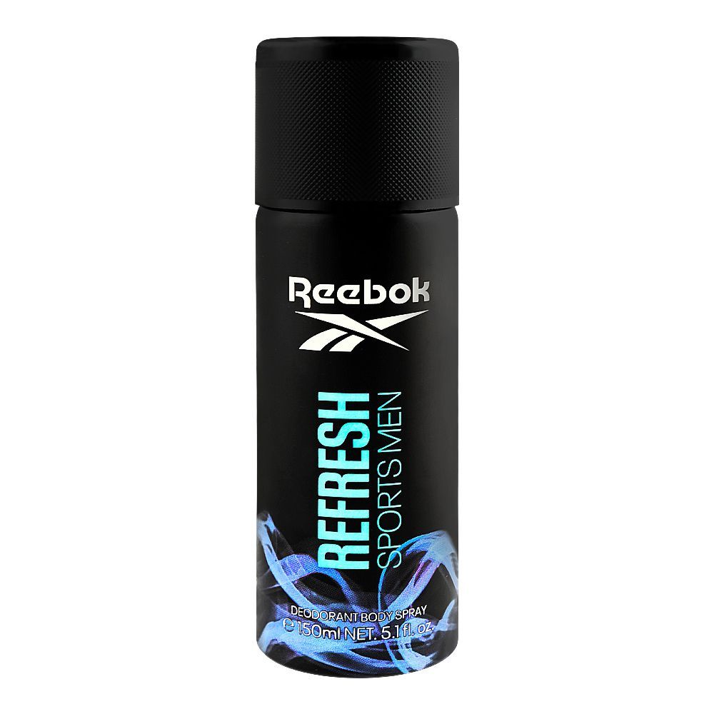 Reebok Refresh Sports Men Deodorant Body Spray, Vegan, For Men, 150ml