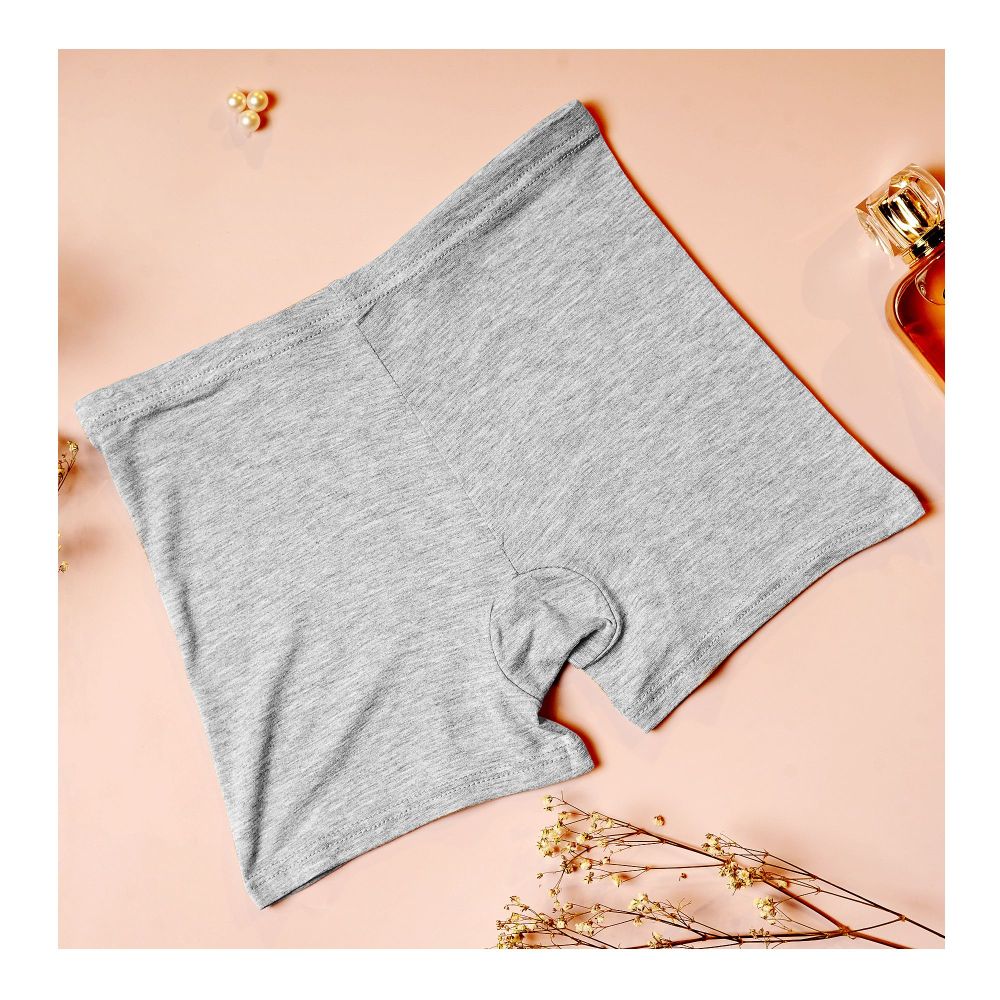 Women's Viscose Inner Boxer, Free Size, Grey, 550