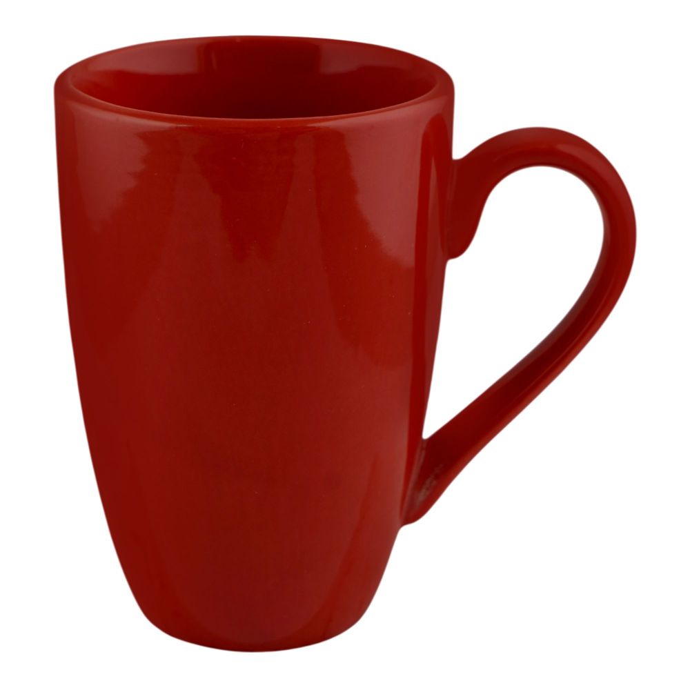 M Ware Porcelain Plain Mug, Red, LYMG30PL1RD
