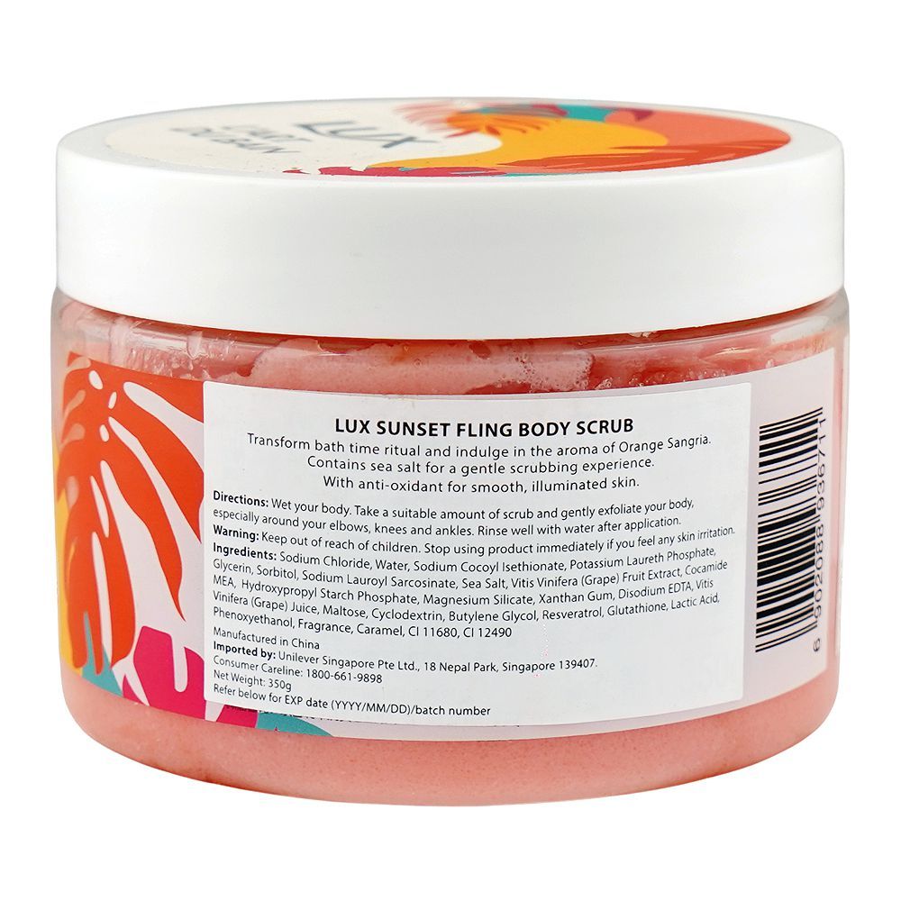 Lux L'Art Du Bain Sunset Fling Body Scrub, For Smooth & Illuminated ...