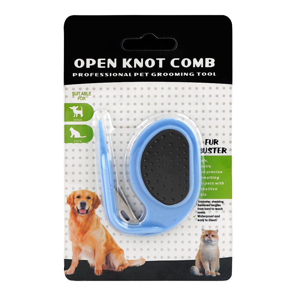 Pet King Open Knot Comb, For Cats & Dogs