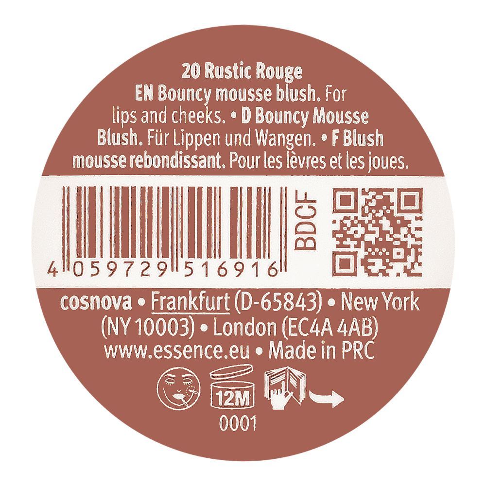 Essence Soft Touch Mousse Blush, 20 Rustic Rouge, 5g