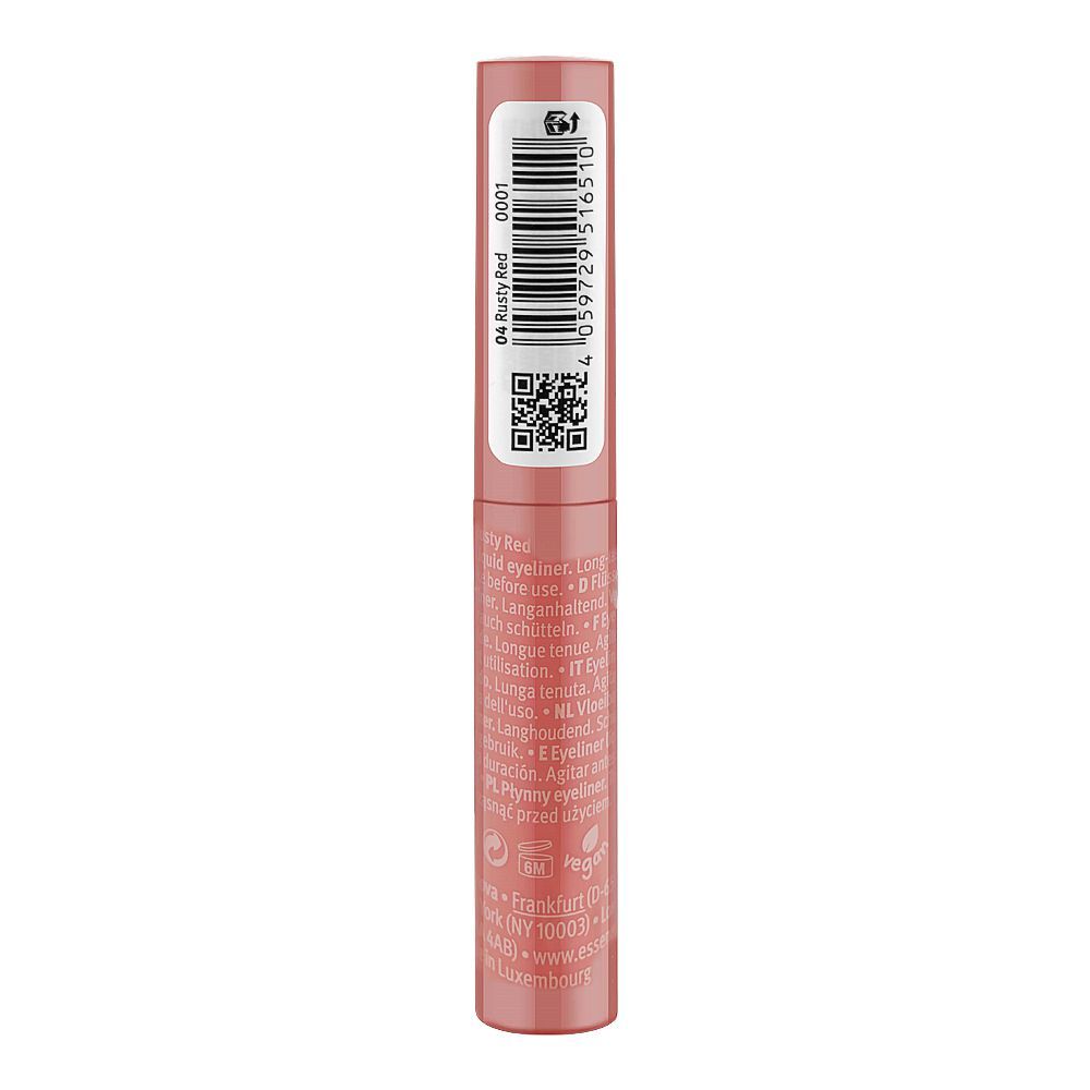 Essence Colour It! Liquid Eyeliner, Vegan, 04 Rusty Red, 3ml