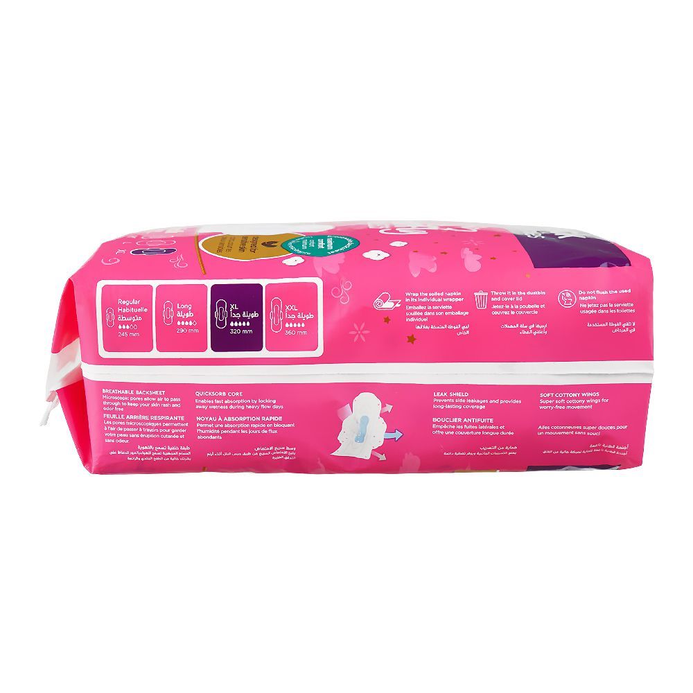 Butterfly Breathables Maxi Thick Extra Long Pads, 26-Pack, Saver Pack