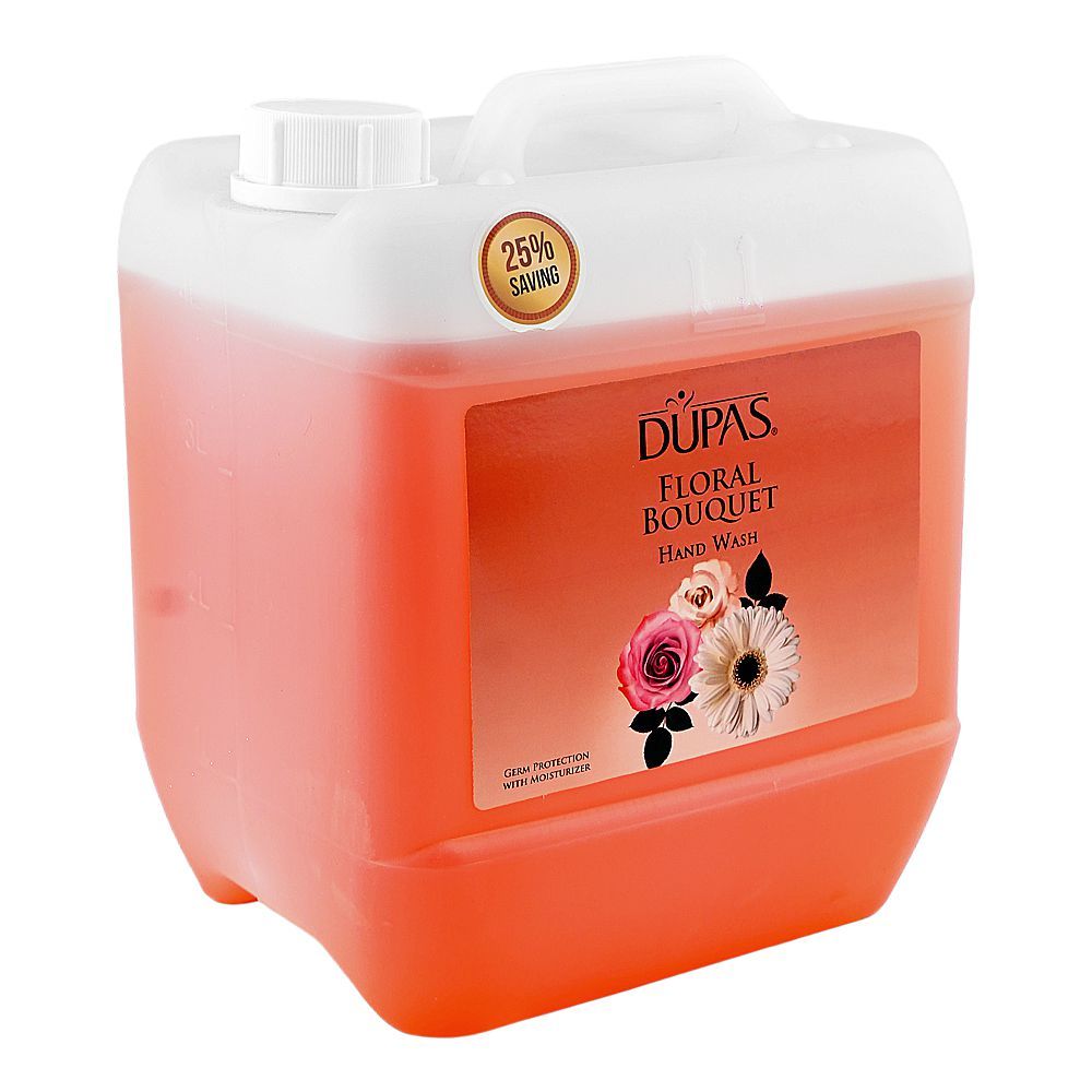 Dupas Floral Bouquet Hand Wash, 4 Liters