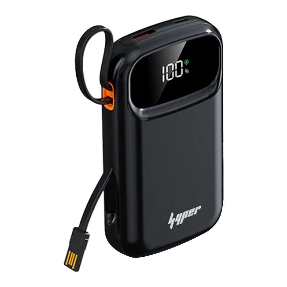 Yolo Hyper Pulse 20000mAh Power Bank, 22.5W, Built-In Type-C, Lightning ...