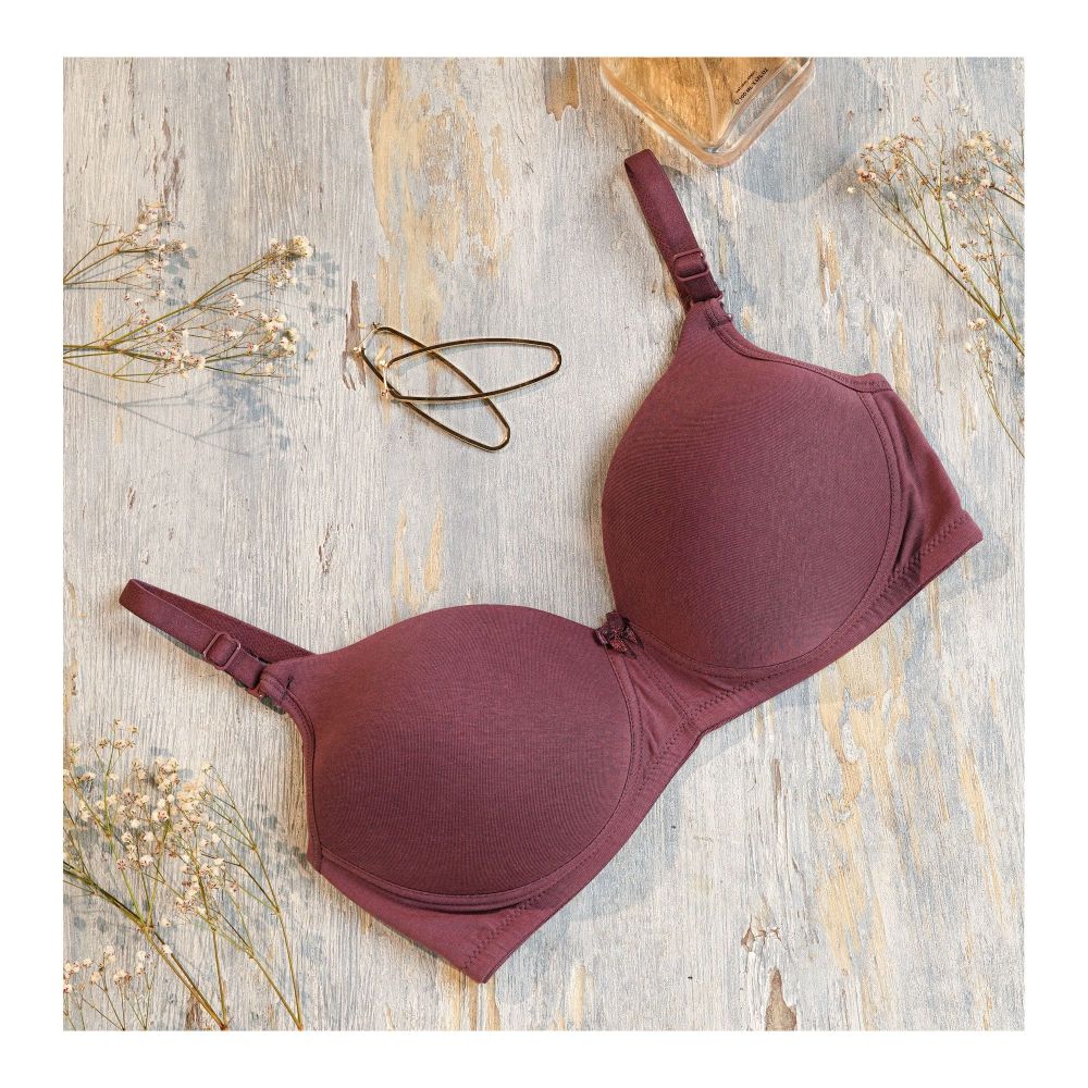 Flourish Women's Shehnaz-C Foam Bra, Purple, 13