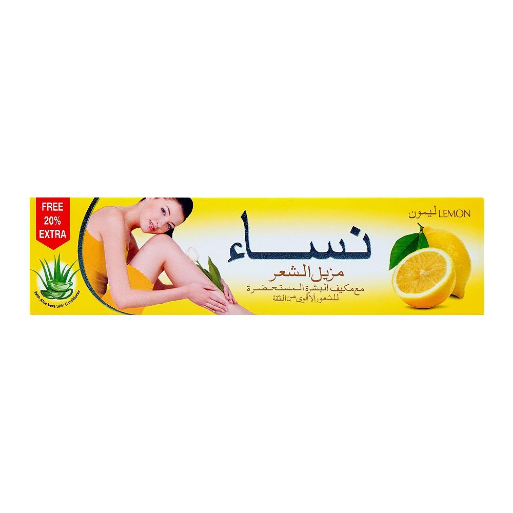 Nisa Lemon Hair Removal Cream, 100ml + 20% Extra