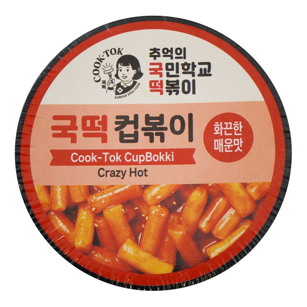 Cook-Tok Cup Bokki Bowl, Crazy Hot, 135g
