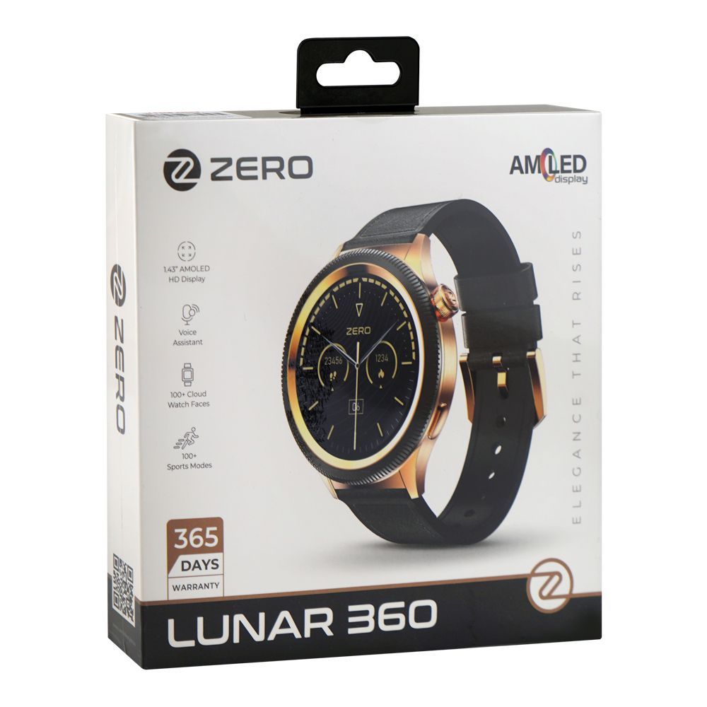 Zero 1.43 Inch Amoled HD Display Lunar 360 Smart Watch, BT Calling ...