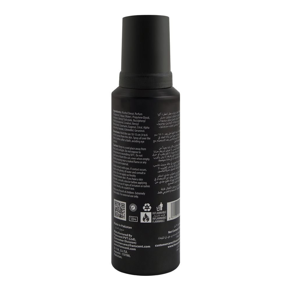 Franscent Oudian Gas Free Body Spray, For Men & Women 120ml