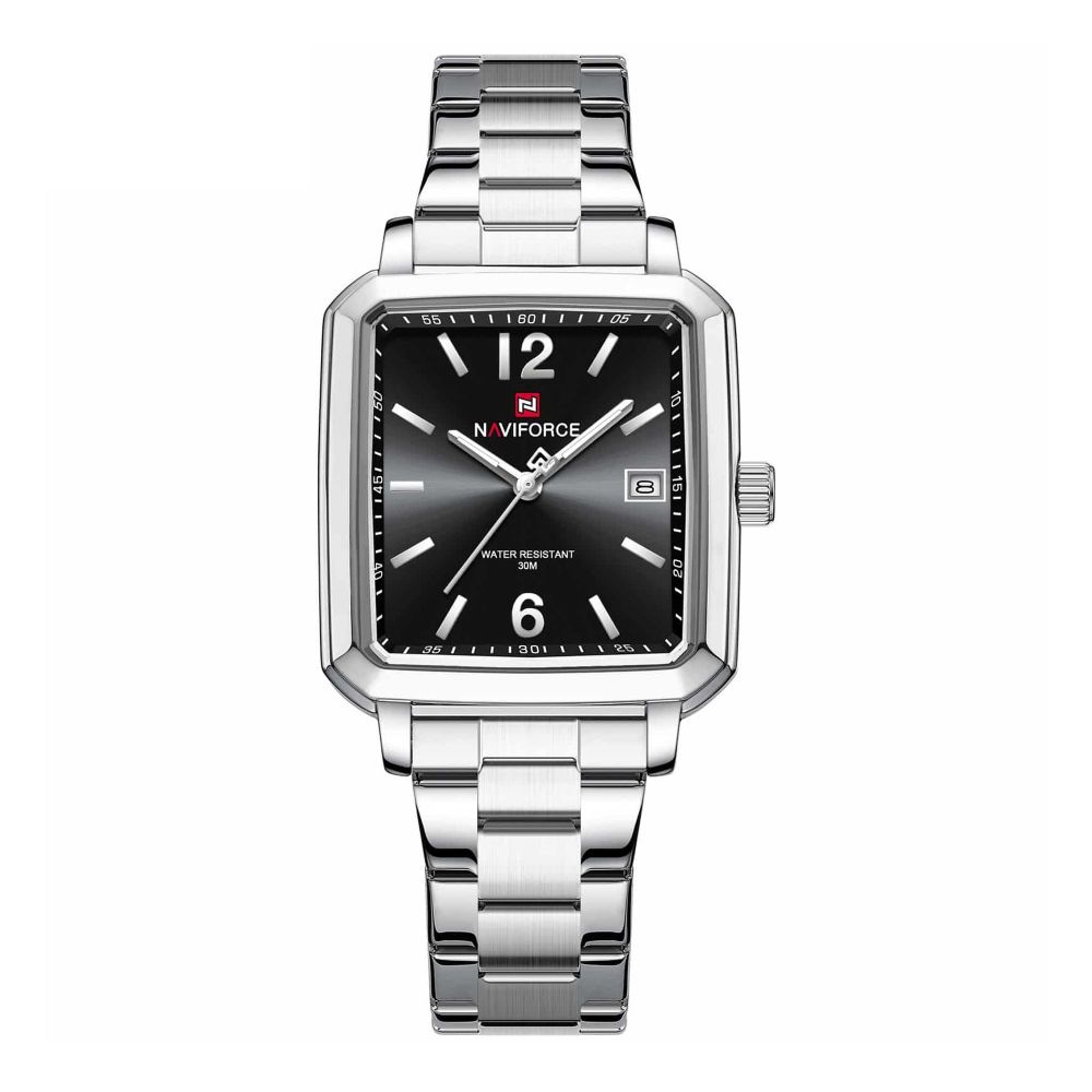 Naviforce SquareClass Edition Men's Analog Watch With Black Dial ...