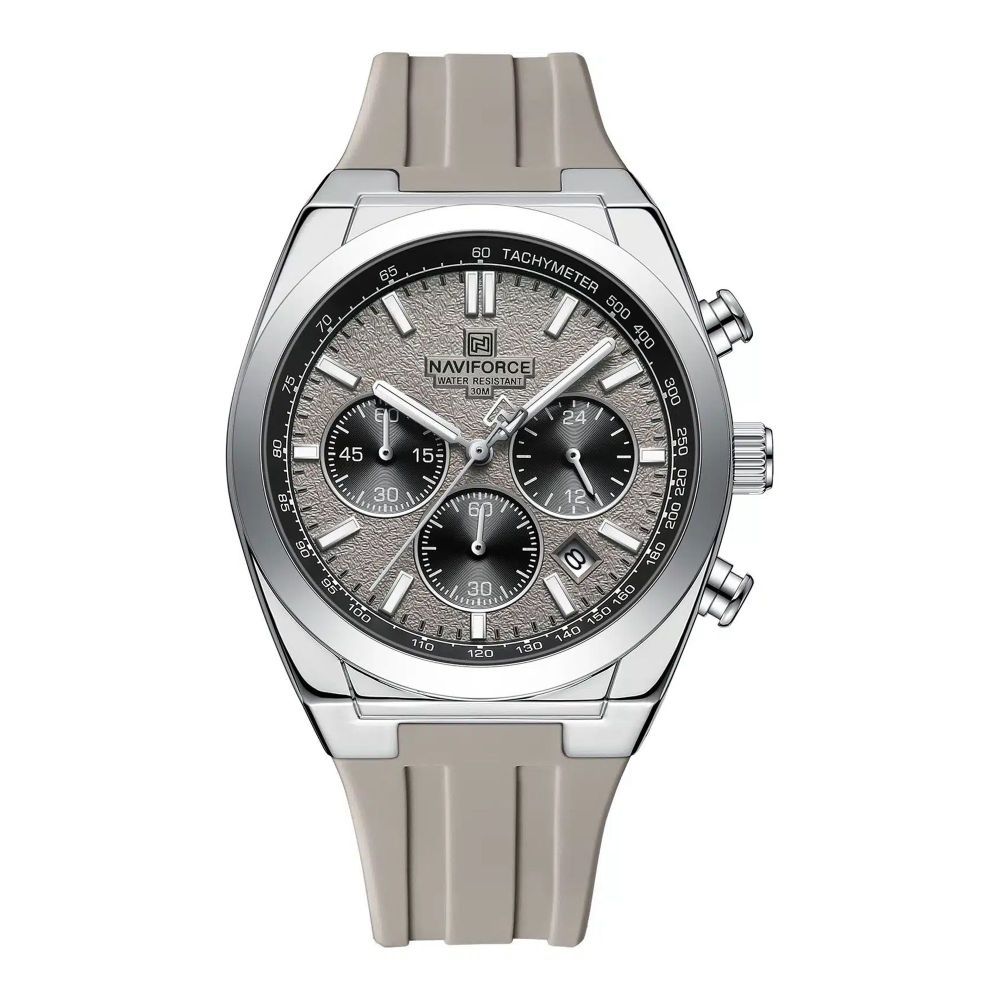 Naviforce Enduro Edition Men's Chronograph Watch With Gray Dial & Fumed ...