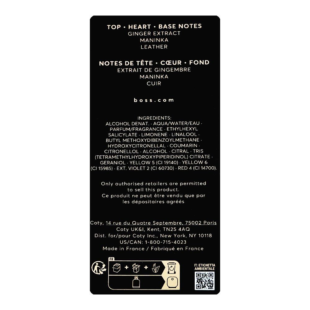 Hugo Boss The Scent Refillable, Eau De Toilette, For Men, 100ml