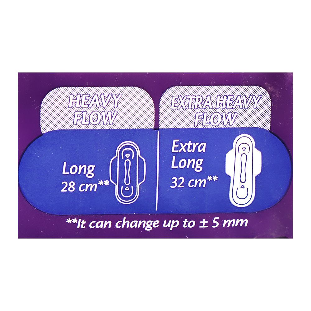 Molped Maxi Thick Advanced Leak Protection With 3D Barrier, Long, Value ...