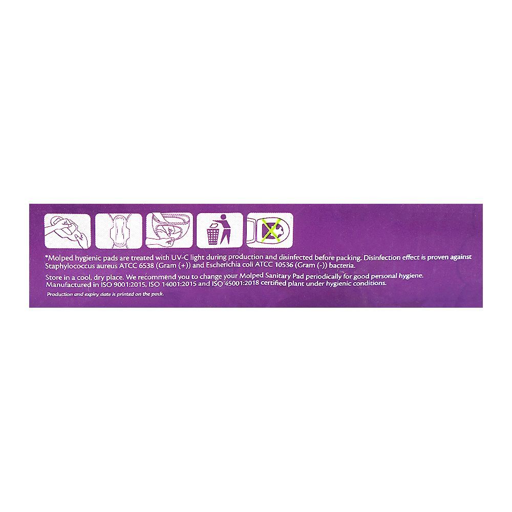Molped Maxi Thick Advanced Leak Protection With 3D Barrier, Long, Value ...