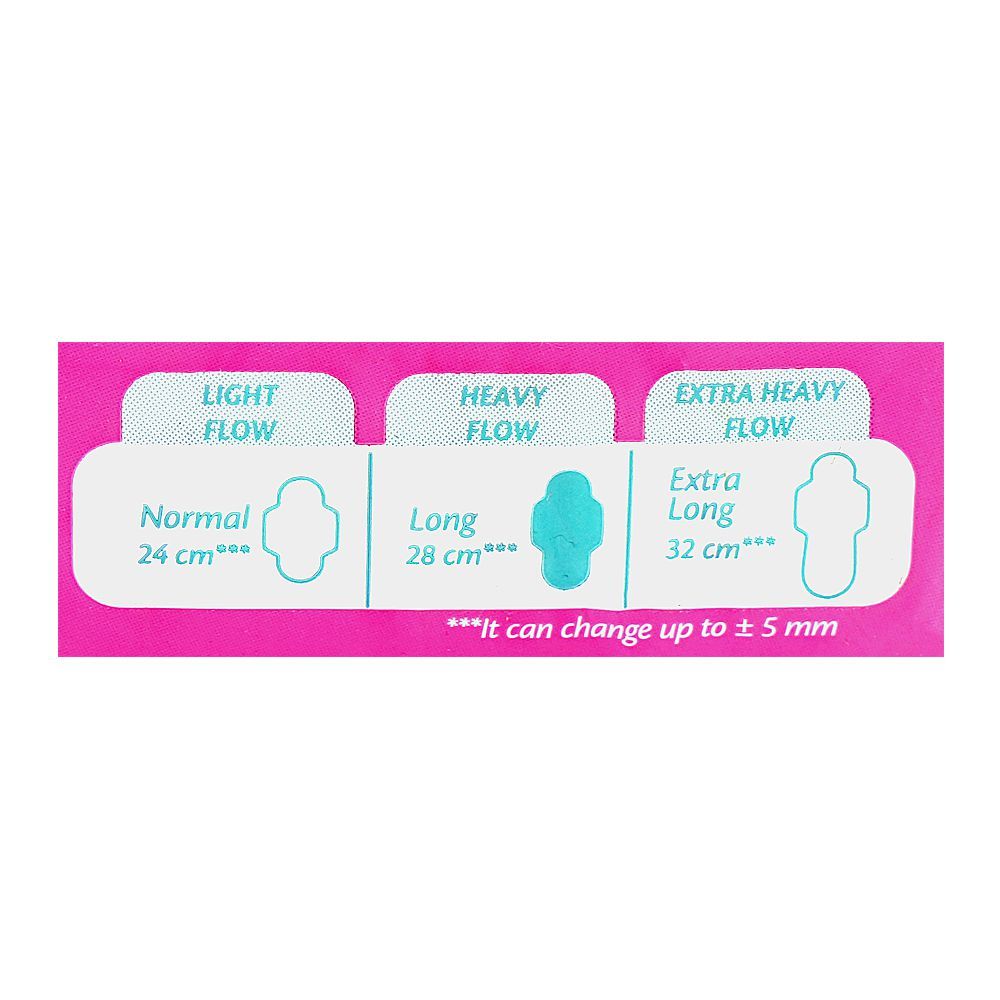 Molped Pure & Soft Maxi Thick Organic Cotton Pad, Long, Value Pack, 18-Pack
