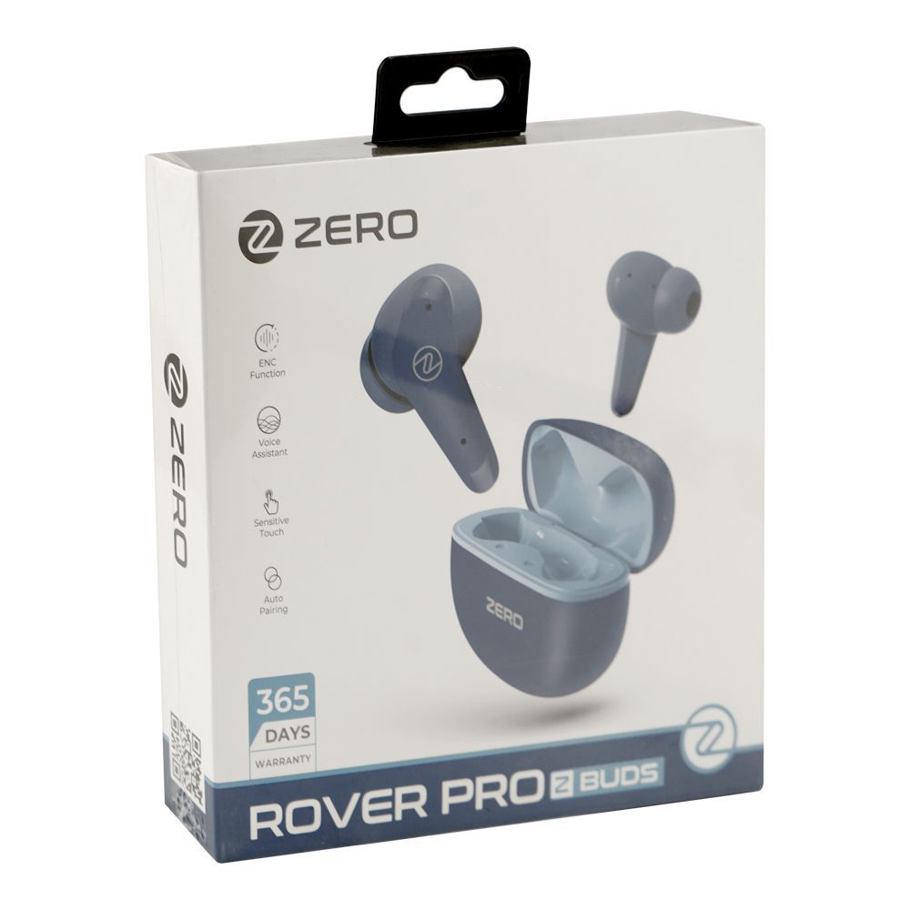 Zero Rover Pro Z-Buds ENC Wireless Earbuds, 600mAh Case Battery, IPX4 ...