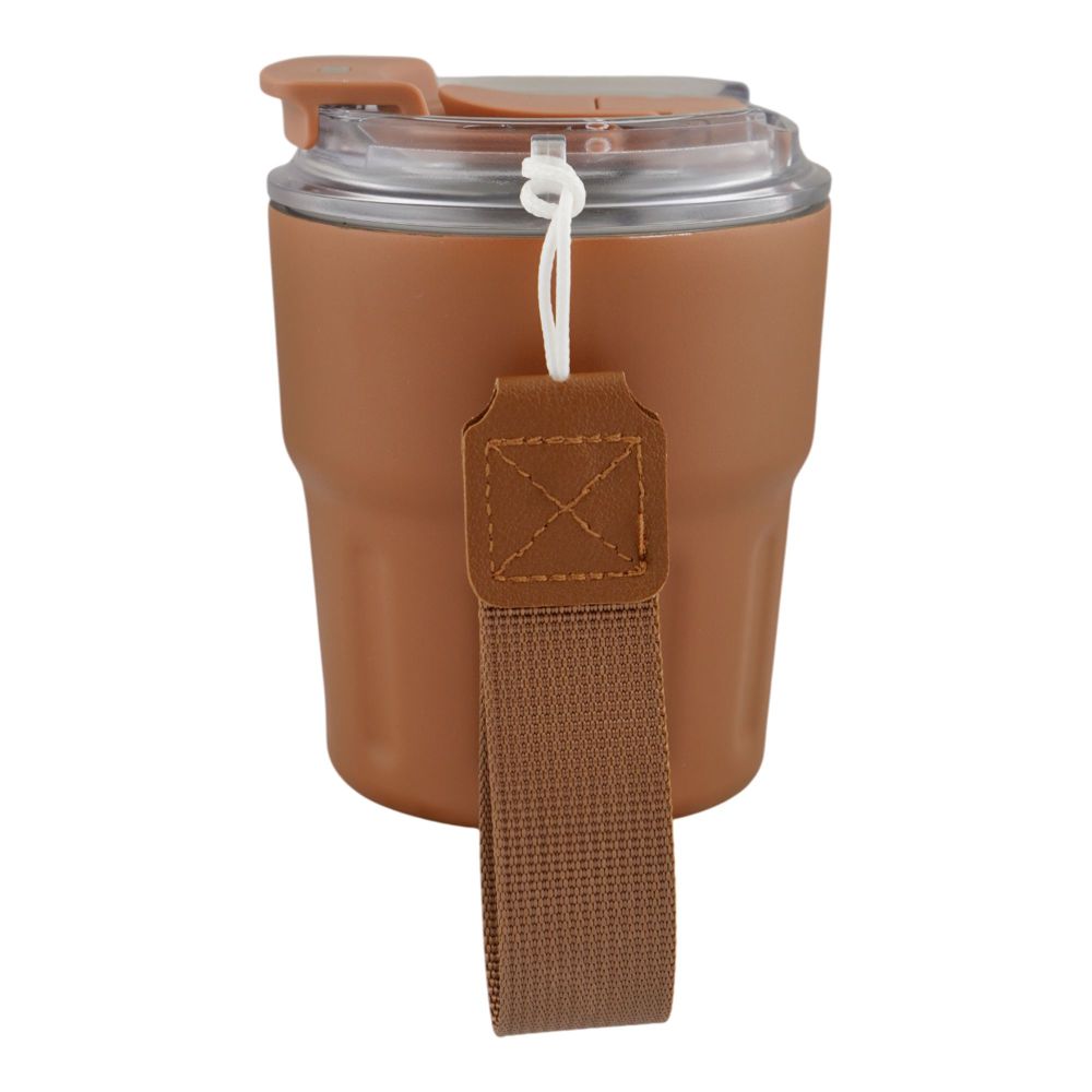 More & More Stainless Steel Coffee Mug, Brown, 290ml, ZF-025