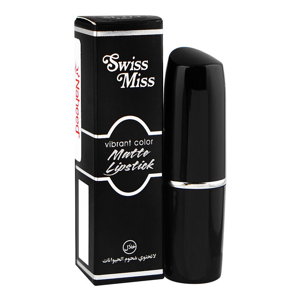 Swiss Miss Classic Vibrant Color Matte Lipstick, Mineral Oil, Glycerin ...