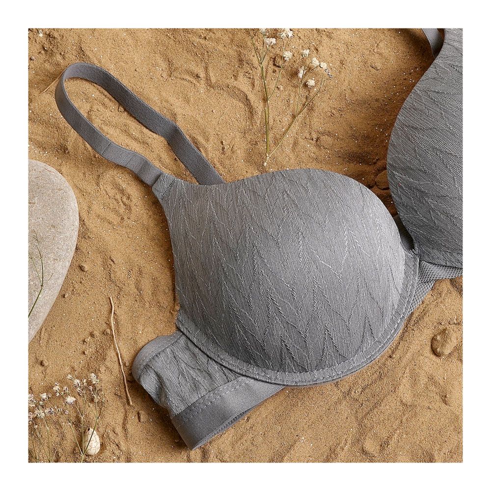NG Fashion Women's Foam Bra, 36, Light Grey, 9686