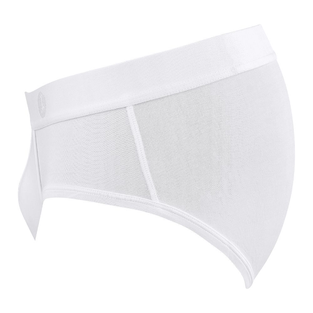 Junaid Jamshed Men's Modal Brief, JJUW-MBRIEF-00M, White