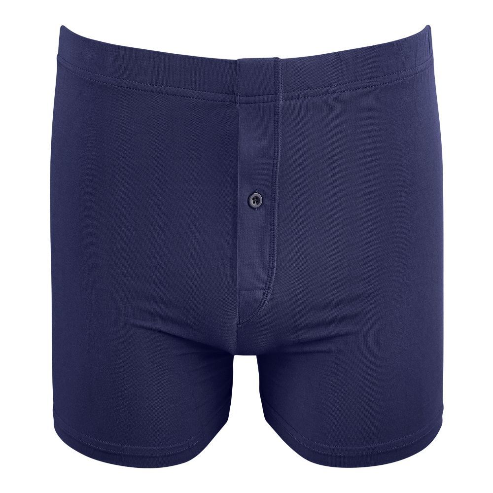 Junaid Jamshed Men's Modal Boxer, JJUW-MBOXER-B-00L, Large, Navy Blue
