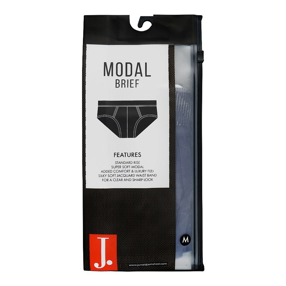 Junaid Jamshed Men's Modal Brief, JJUW-MBRIEF B-00M, Blue