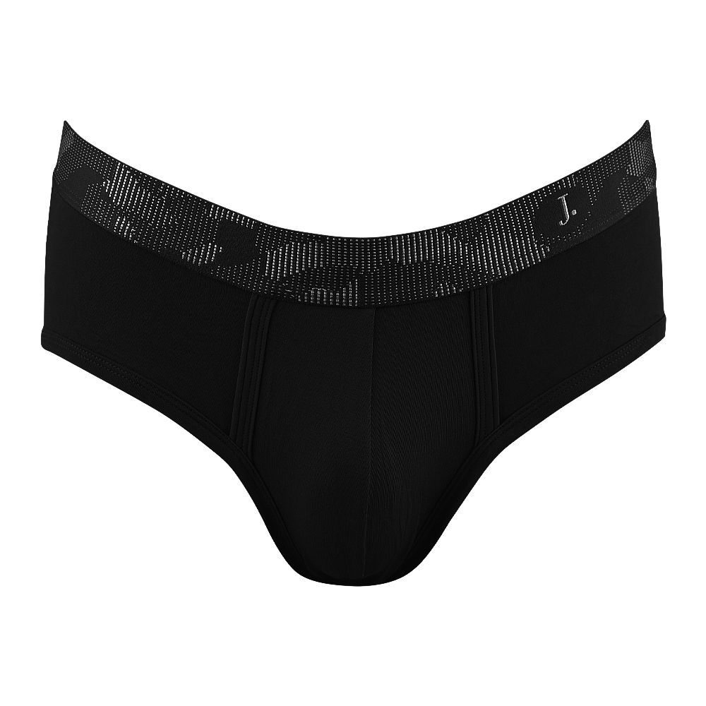 Junaid Jamshed Men's Modal Brief, JJUW-MBRIEF-A-00L, Black
