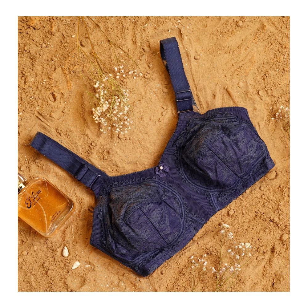Flourish Women's Disclosure Bra, Navy Blue