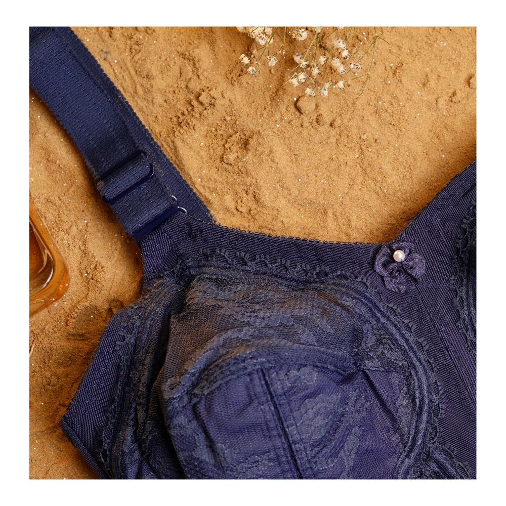 Flourish Women's Disclosure Bra, Navy Blue