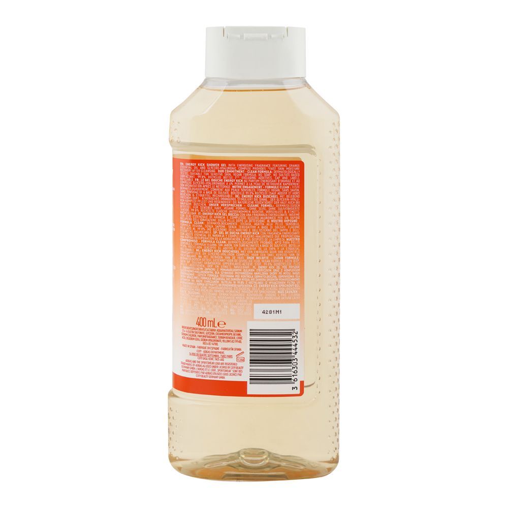 Adidas Active Skin & Mind Energy Kick With Orange Essential Oil Shower ...