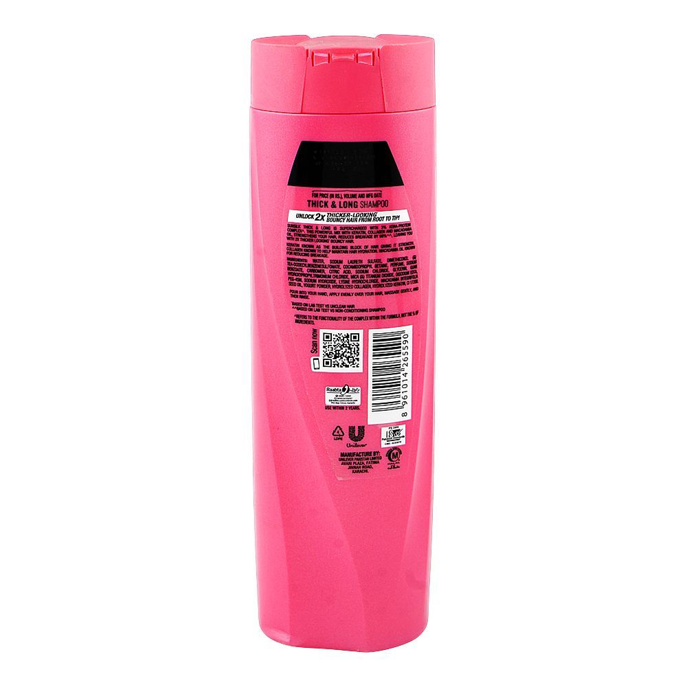 Sunsilk Thick & Long Kera-Protein Complex 3% Shampoo, Keratin, Collagen ...