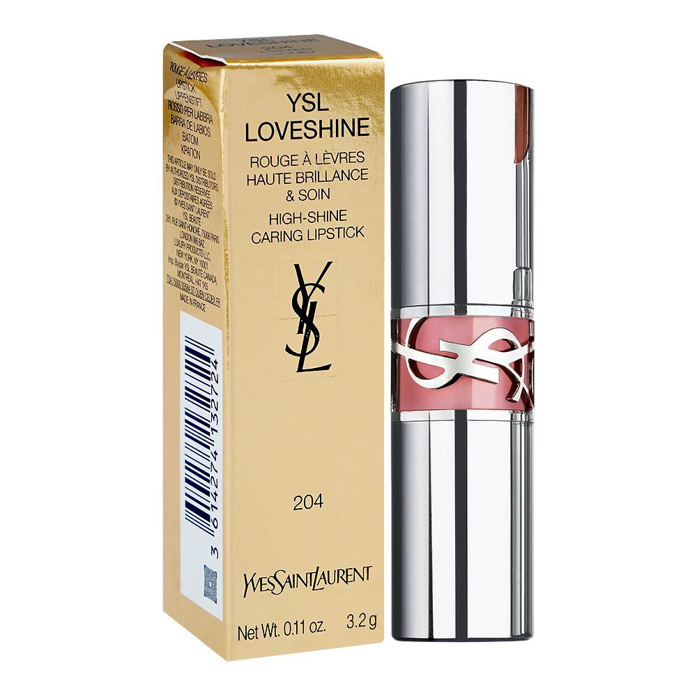 Yves Saint Laurent Love Shine High-Shine Caring Lipstick, 204 Melted ...