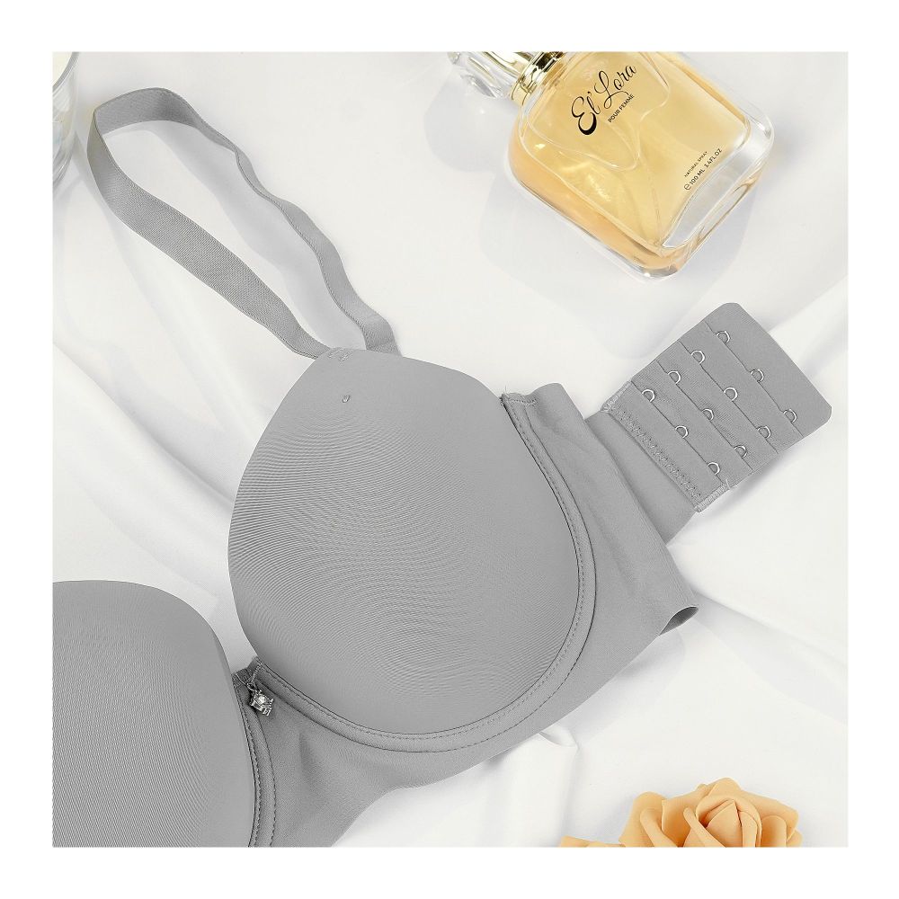 Flourish Women's Foam Bra, Light Grey, 2518