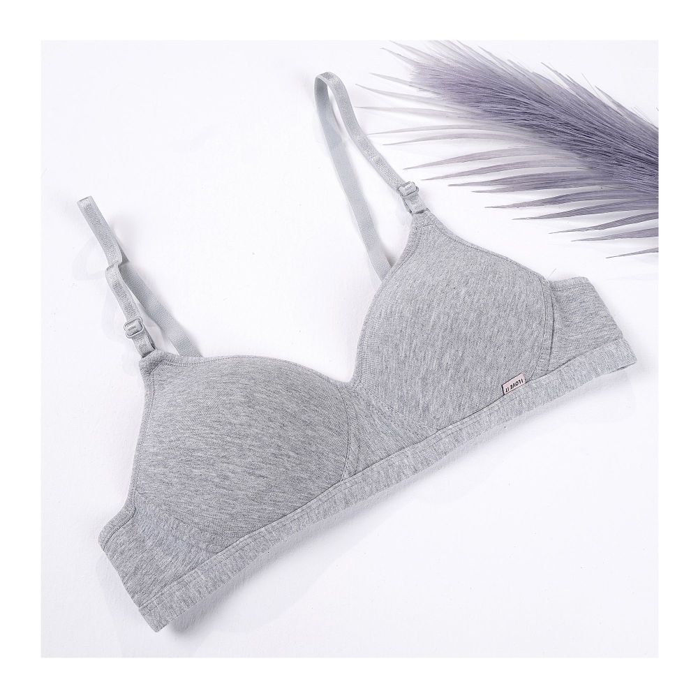 Flourish Women's Foam Bra, Light Grey, 1615