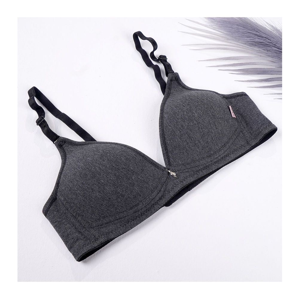 Flourish Women's Foam Bra, Dark Grey, 1799