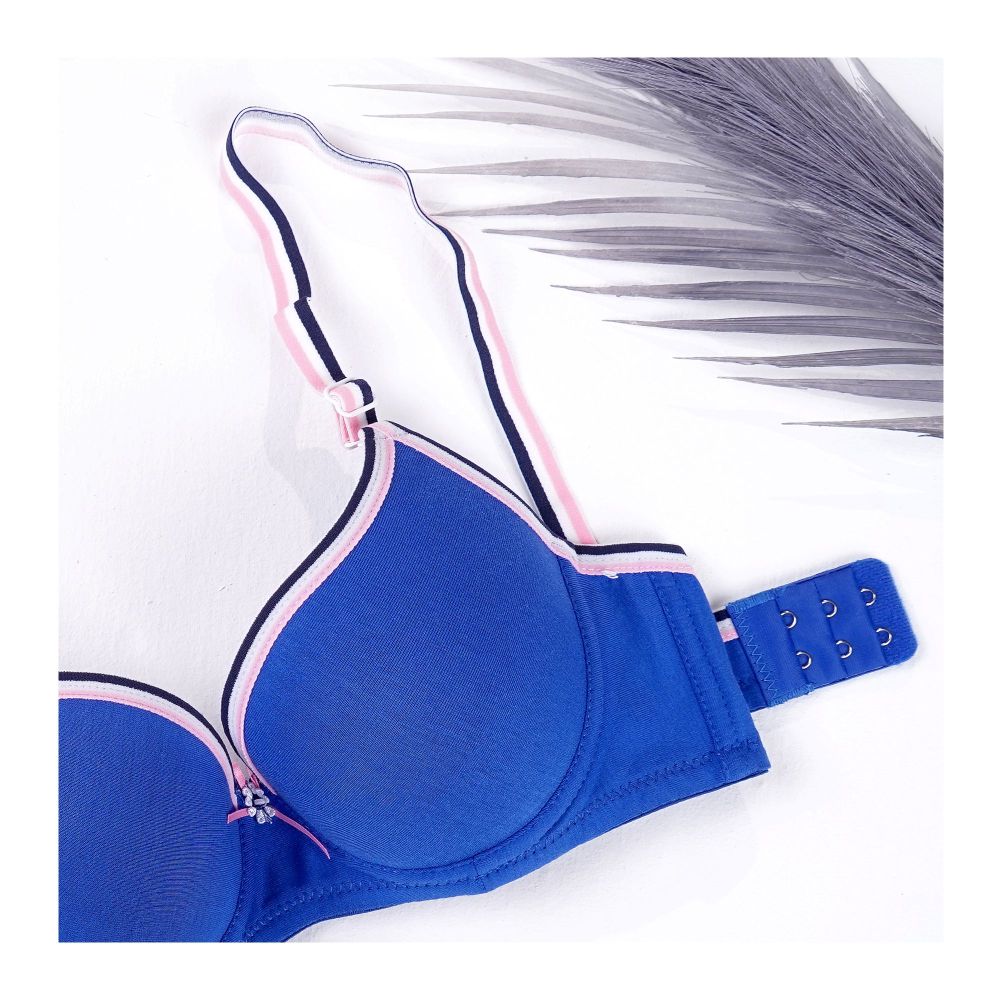 Flourish Women's Foam Bra, Blue, 2055