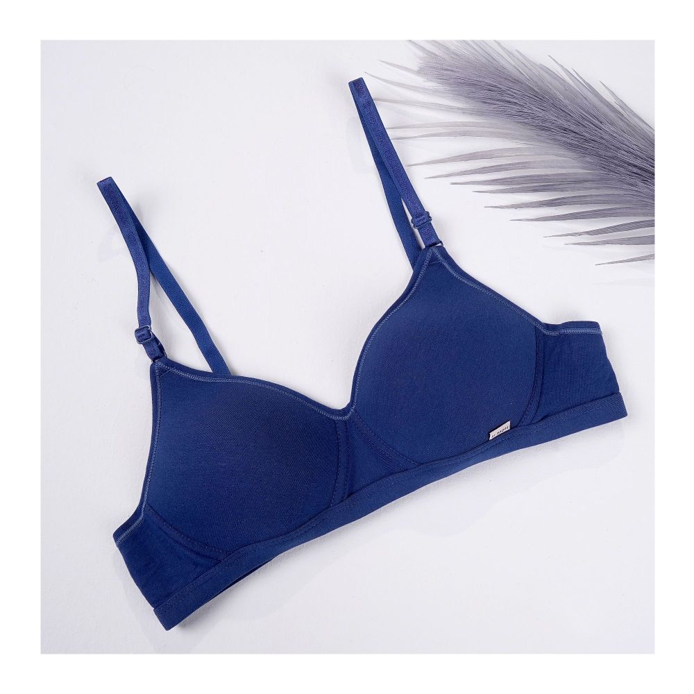 Flourish Women's Foam Bra, Blue, 1615